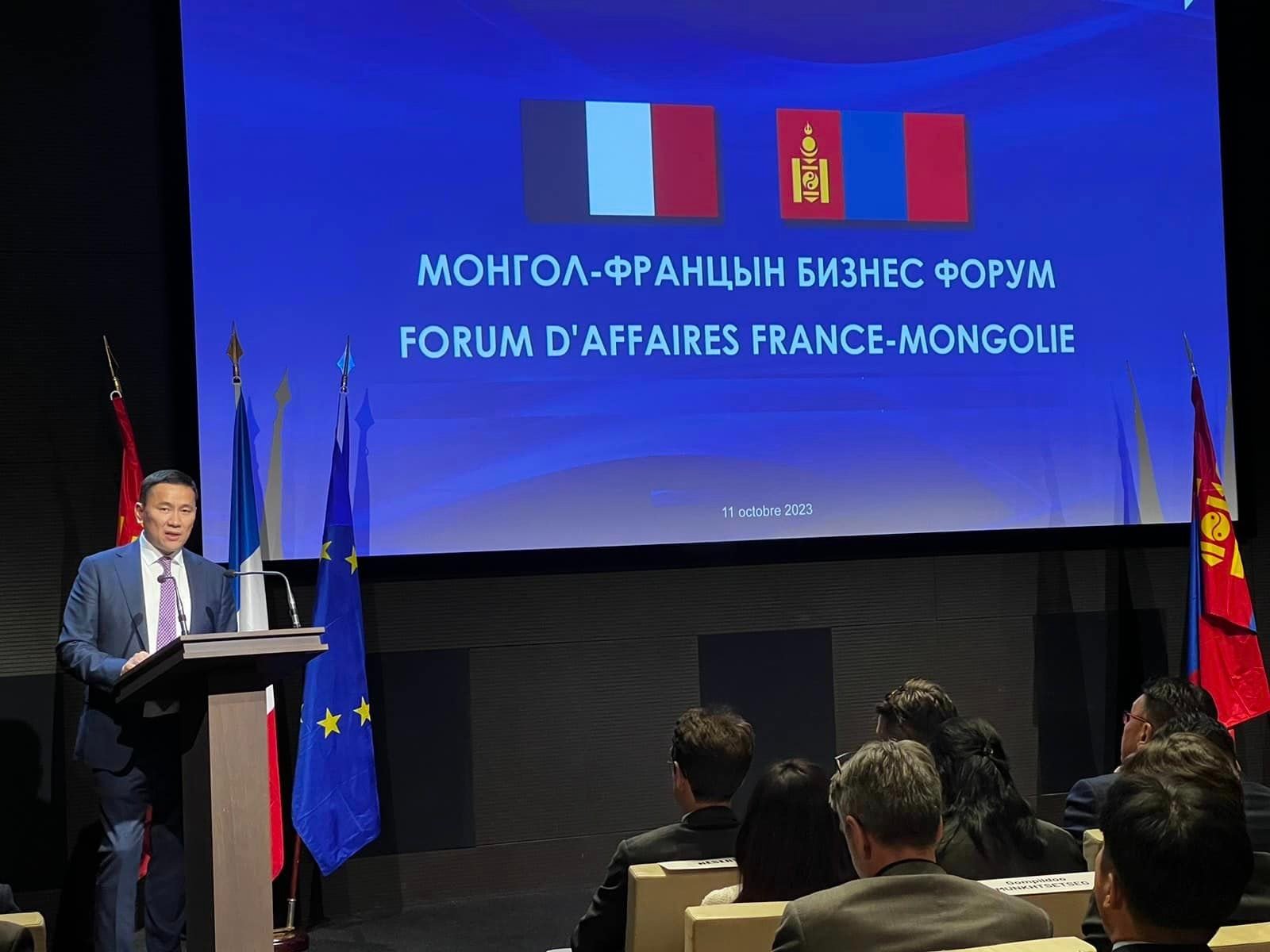 Д Энхтүвшин Монгол Франц хоёр улсын хөдөө аж ахуйн салбарын бизнес эрхлэгчид хамтын ажиллагаа