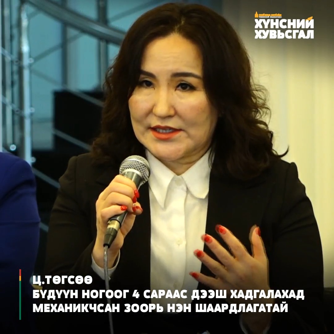 Ц Төгсөө Бүдүүн ногоог 4 сараас дээш хадгалахад механикжсан зоорь нэн шаардлагатай Хүнсний